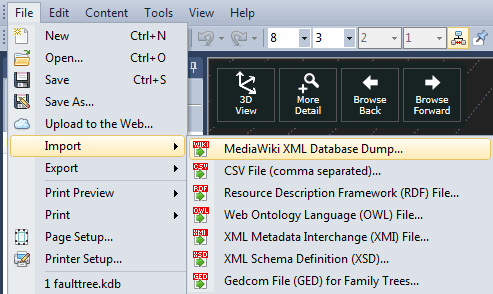 Import a MediaWiki XML database dump